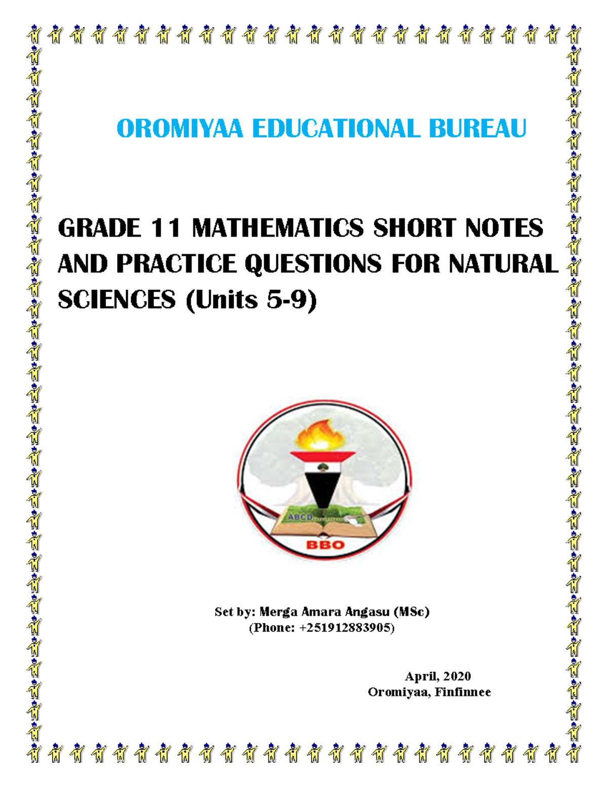 Math G-11 for natural sciences - OROMIYAA EDUCATIONAL BUREAU GRADE 11 ...