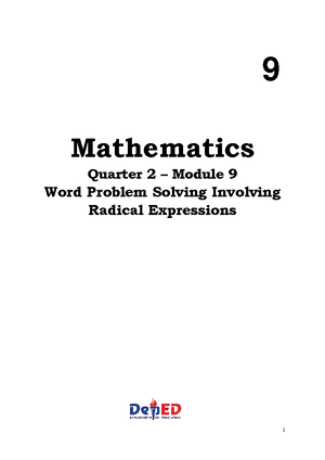 Math-9 Q2 Week-3 Module-3-Simplifying-Expressions-Involving-Integral-Exponents-1 - 9 Mathematic ...
