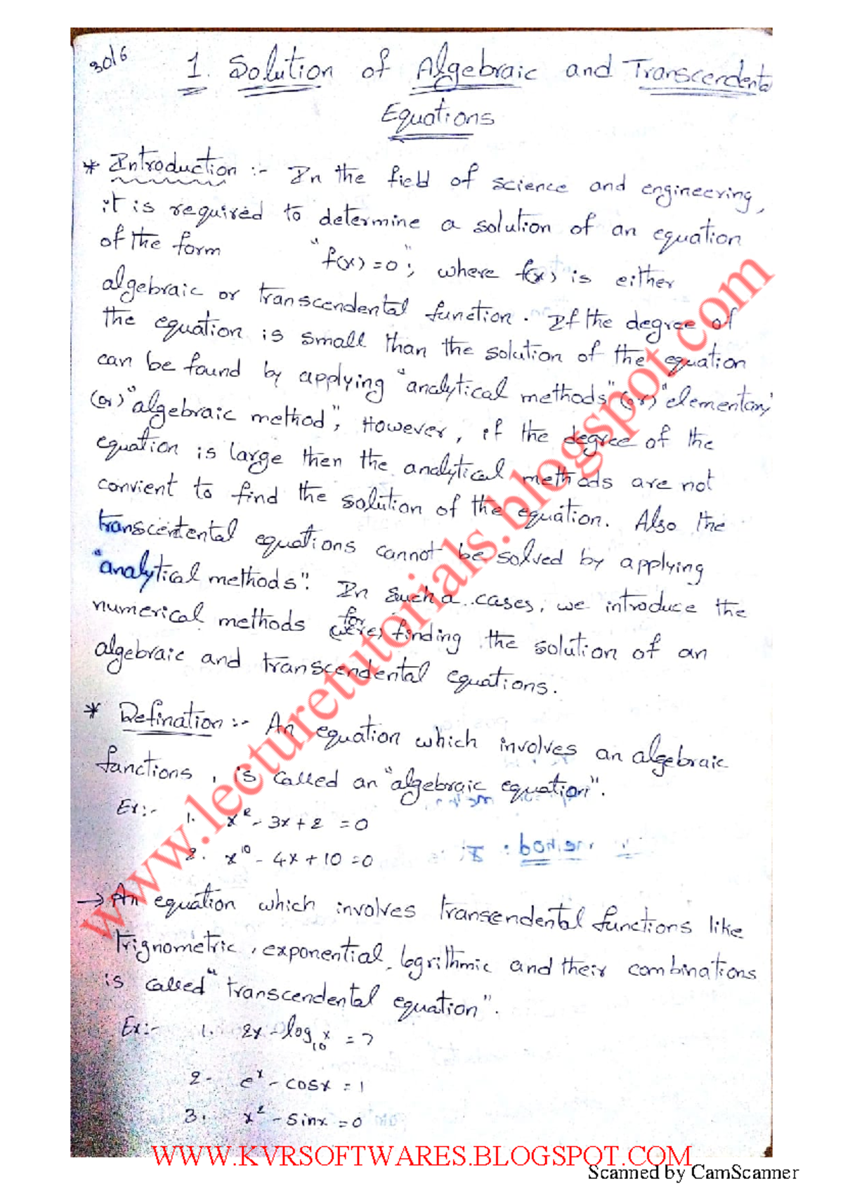 UNIT-1 - Anand sir - Mathematics - III - Studocu