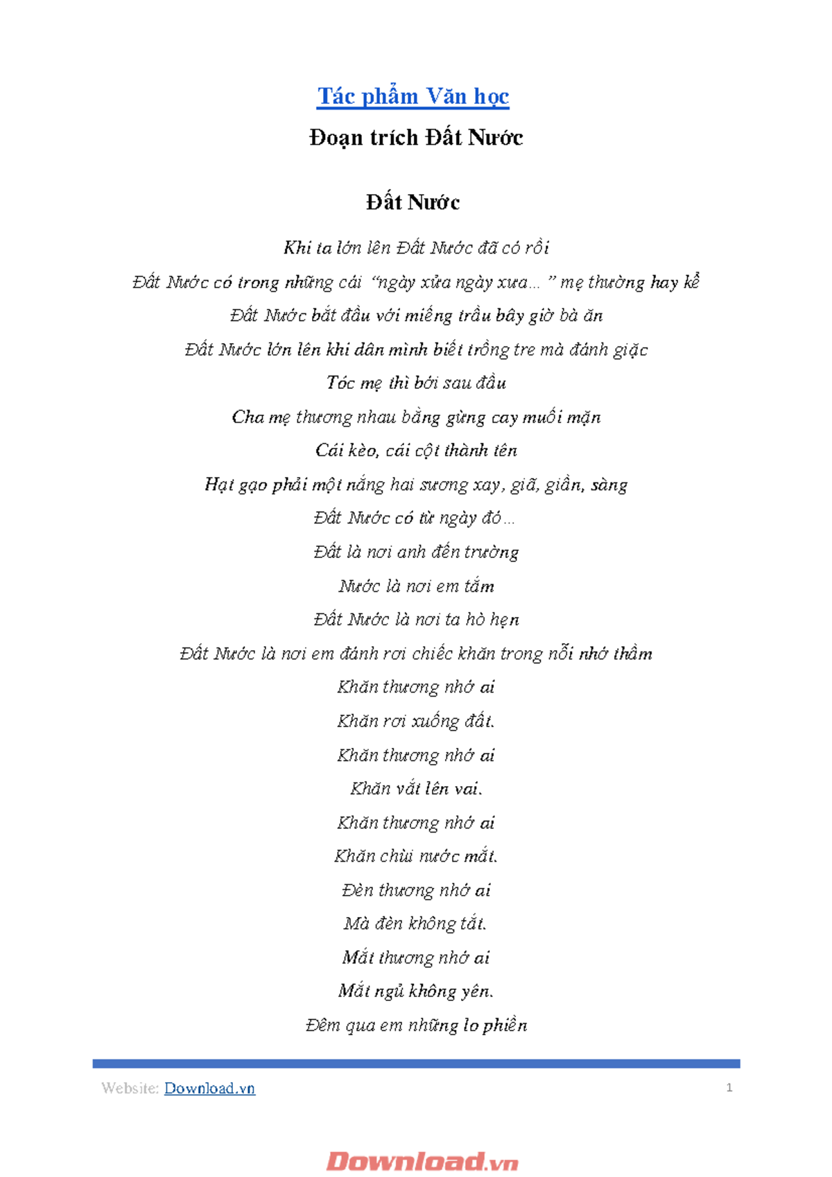 Bai-tho-dat-nuoc - Cũng cấp thông tin - Het Nederlands Vroeger en Nu ...