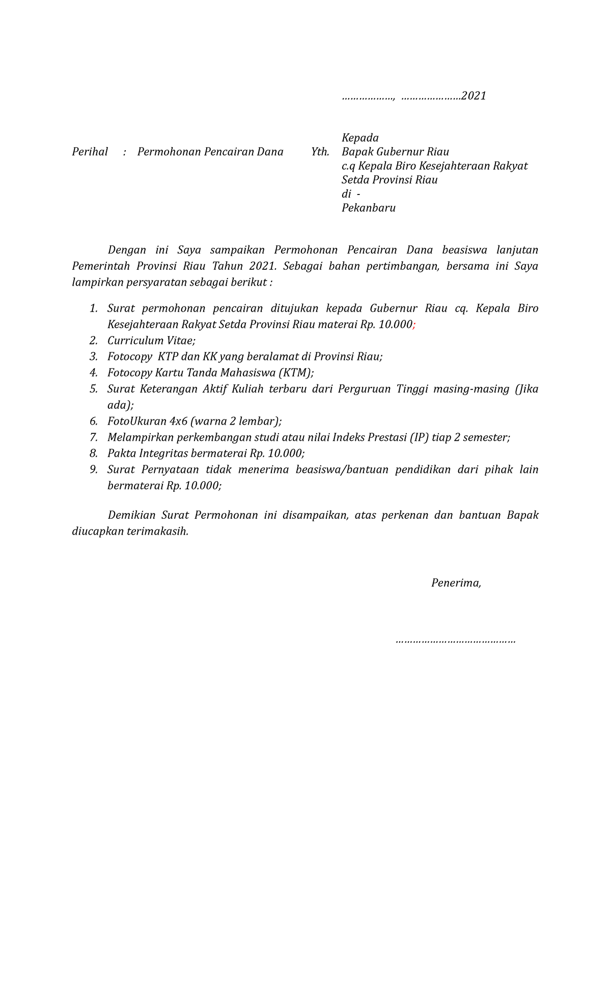 Contoh-Surat-Permohonan-Pencairan-Dana ...