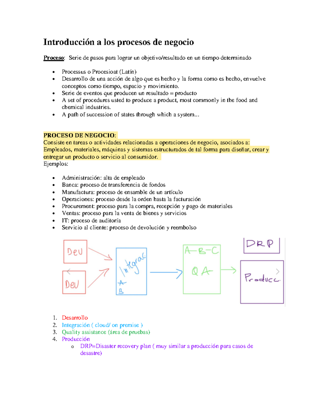 Introducción a los procesos de negocio - Warning: TT: undefined function: 32 Introducción a los ...