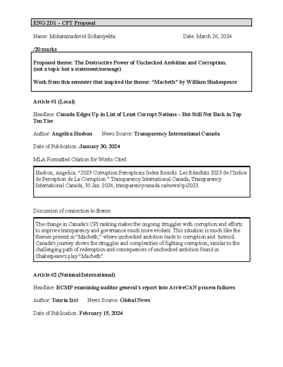 ENG2D1 CPT Stage 1 - Proposal-2 - ENG 2D1 – CPT Proposal Name ...