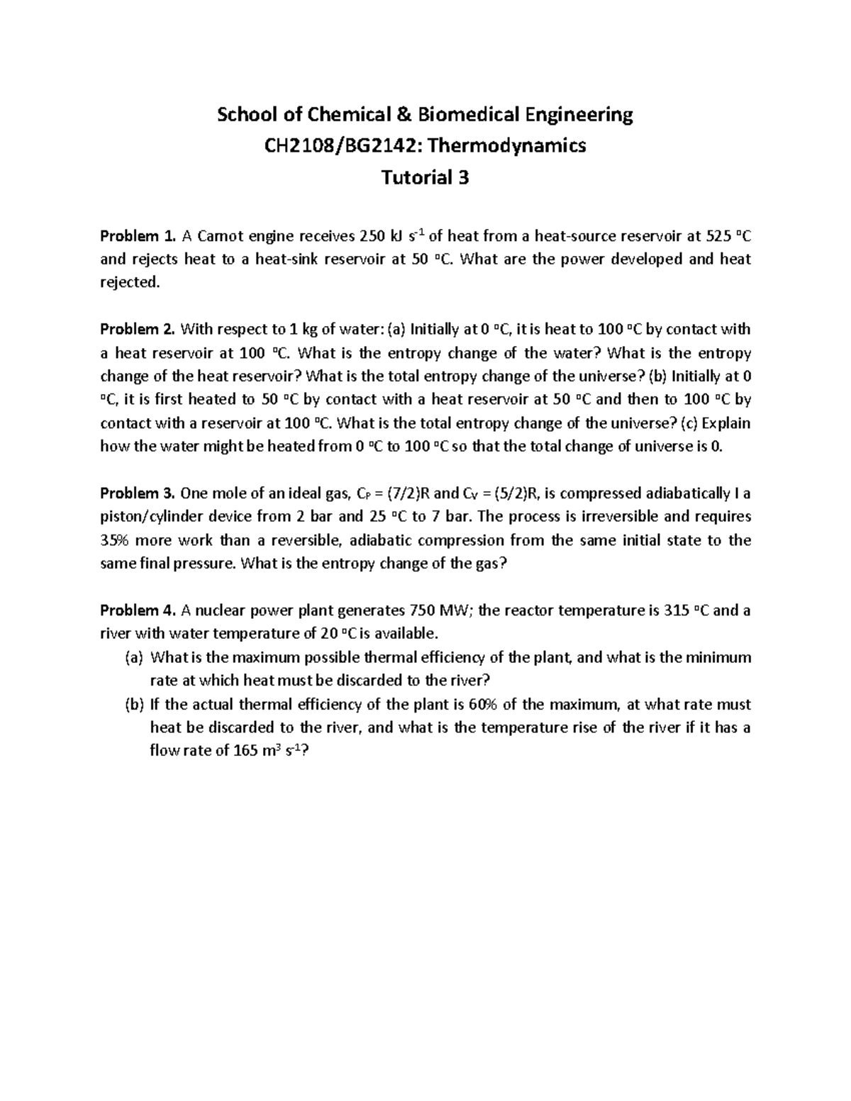 Tutorial 3 - BG2142 - NTU - Studocu
