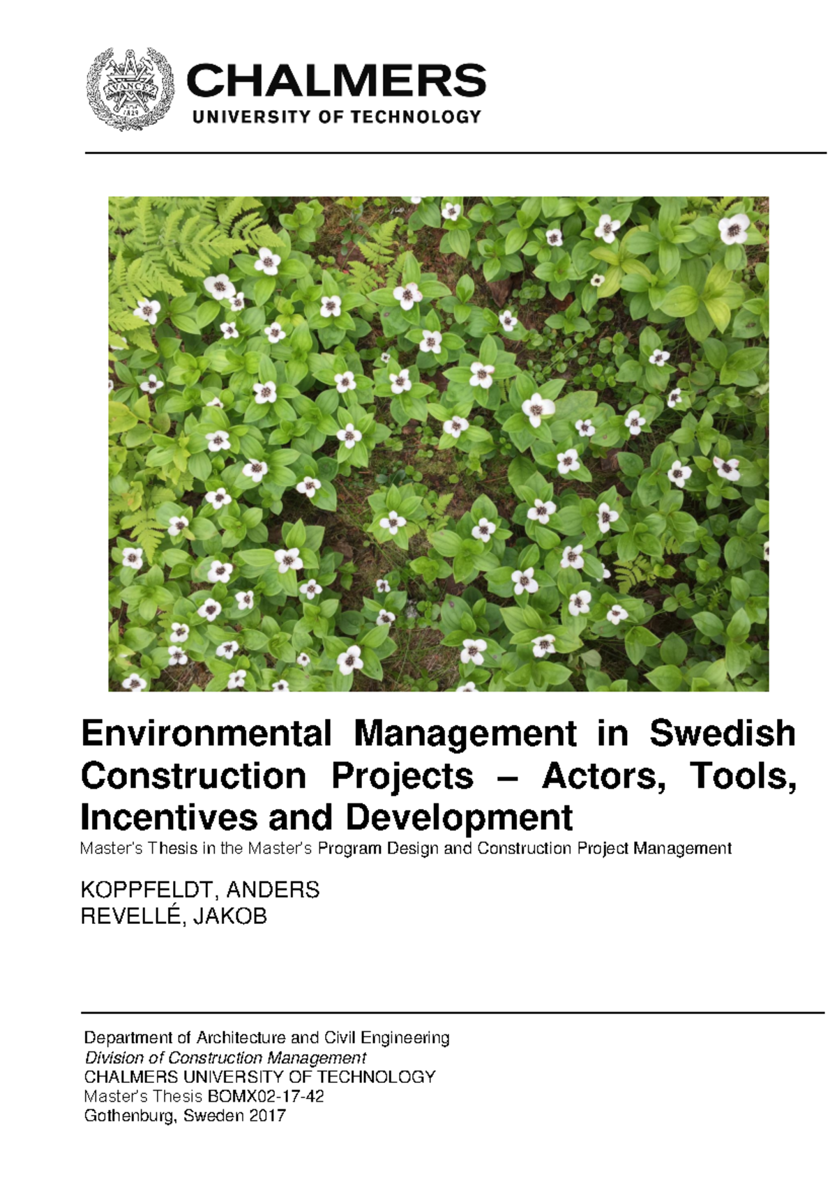 Kandidatprojekt i Design og construction - Department of Architecture ...