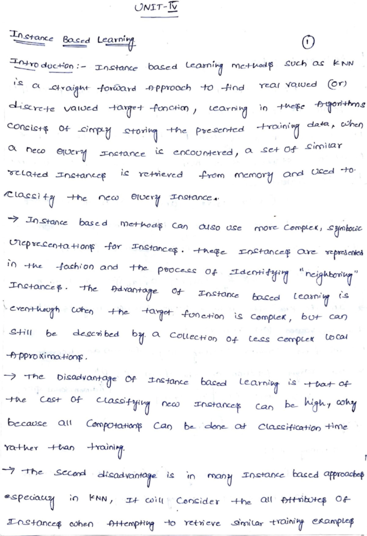 IML unit 4 - machine learning - l}NIT-J:!- 0 _. • 1,.. - ,. °'uc....+-rOr, : - - Studocu