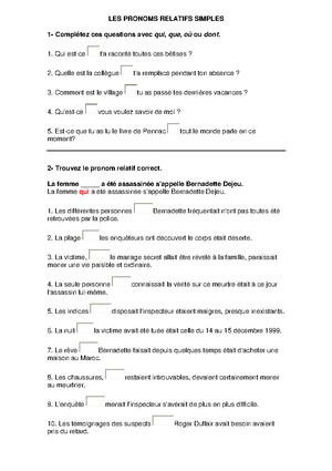B1 grammaire pronoms-relatifs-composc 3a9s - FICHE DE GRAMMAIRE MG Les ...