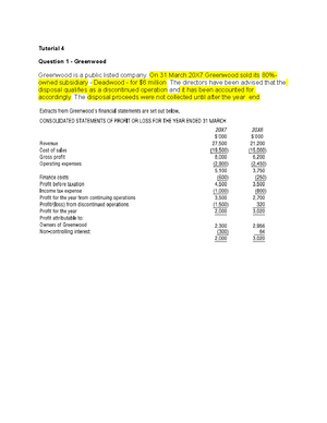 T12. SME-student - SME company tutorial questions for public company ...