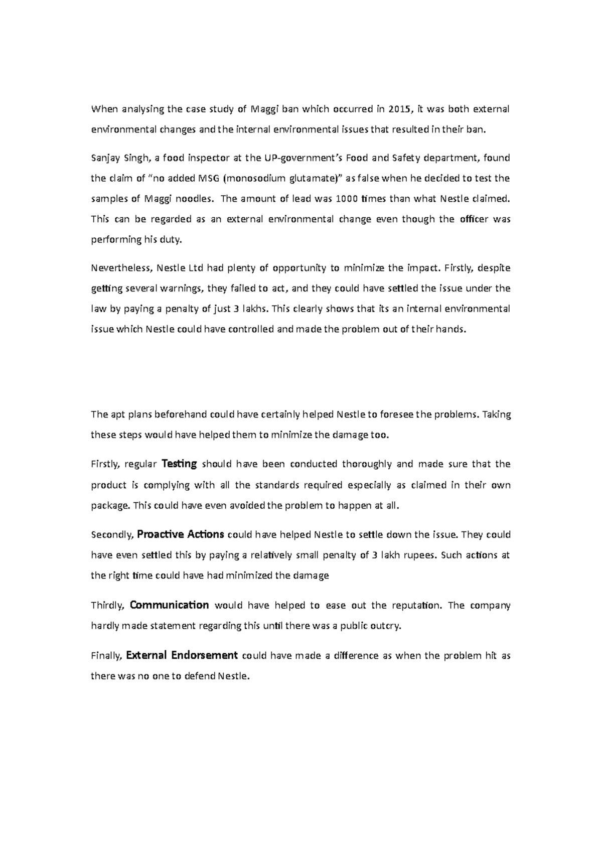 POM Assignment - pom - epgdm - Studocu