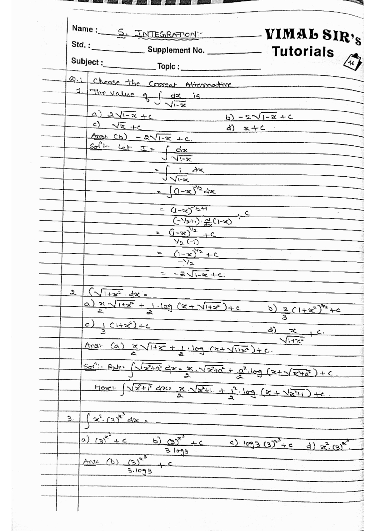 Integration Objectives - Bachlor of accounting and finance - Studocu