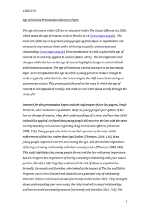 Intimacy, Pure Relationship and Confluent Love - Assignment 1 Overview ...