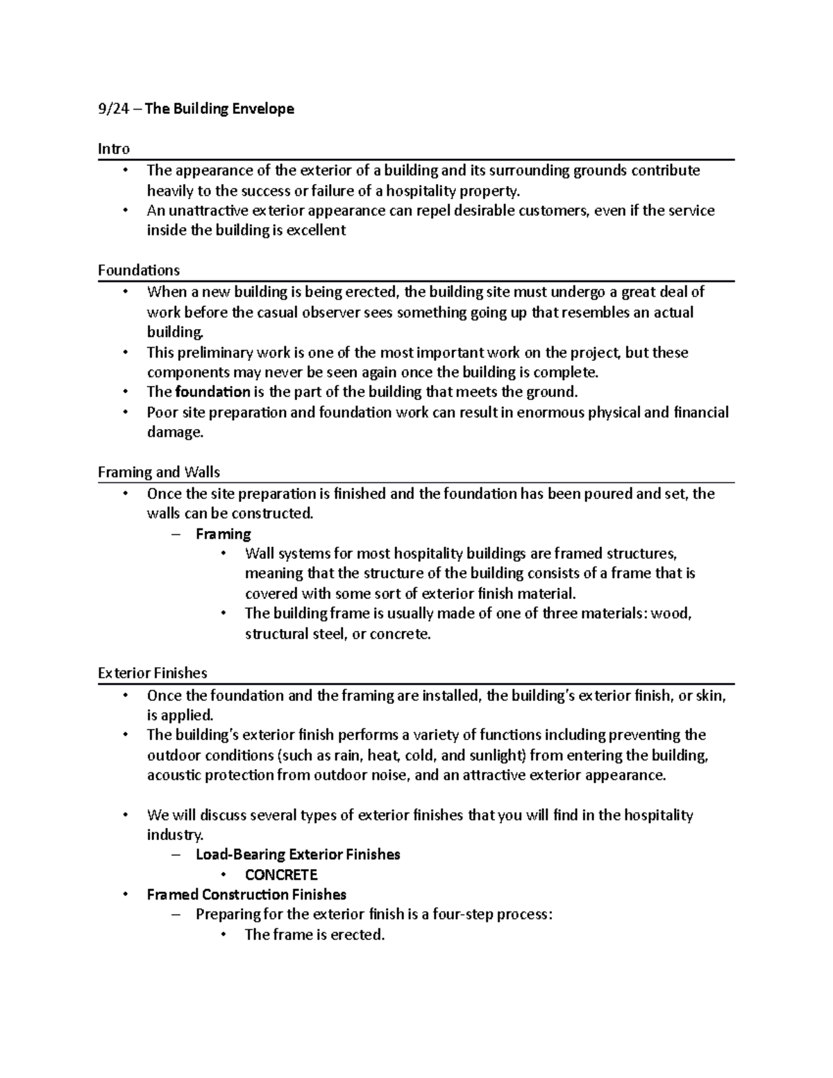 The Building Envelope - Franks - The Building Envelope Intro The ...