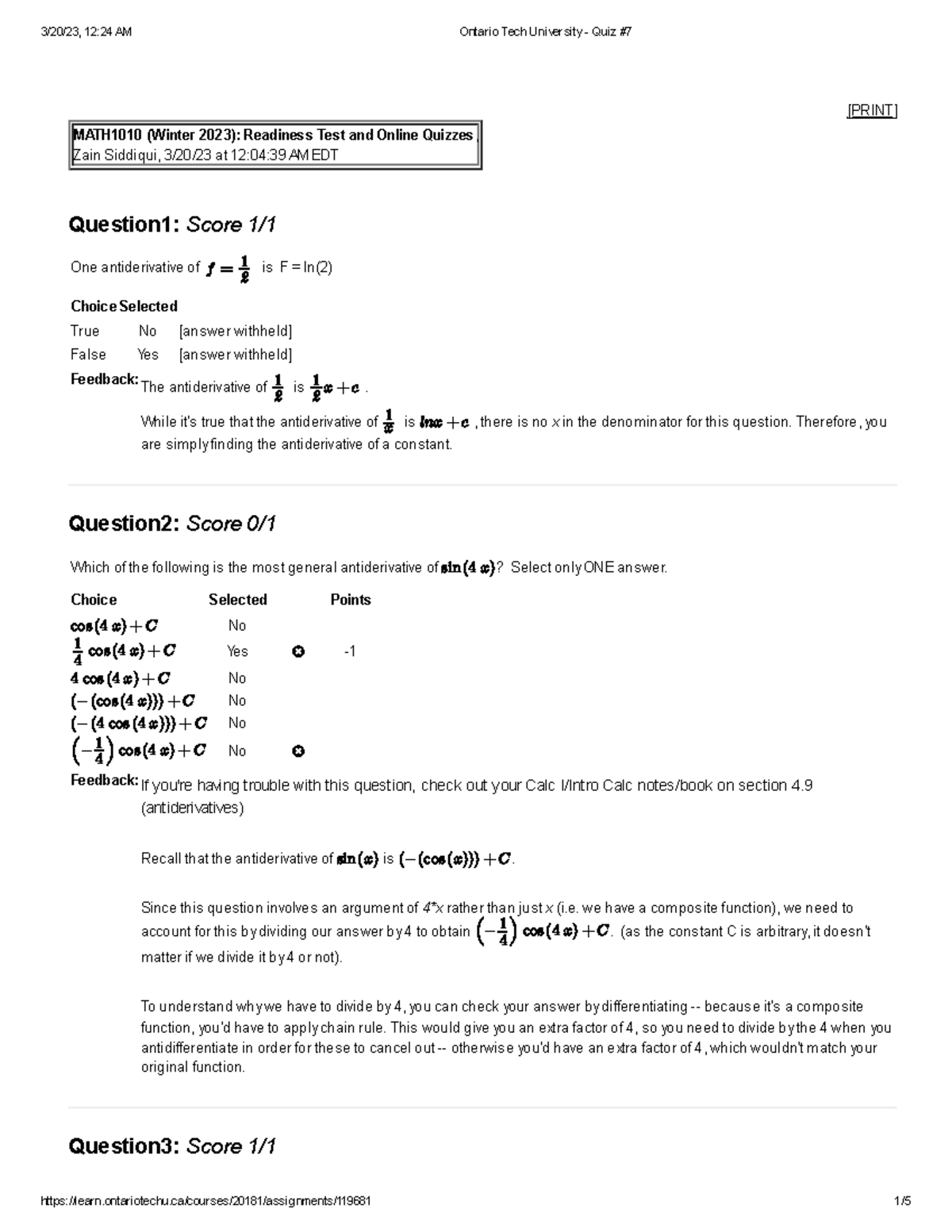 Access to Mobius Online Quizzes and Readiness Assessment 4 - [PRINT ...