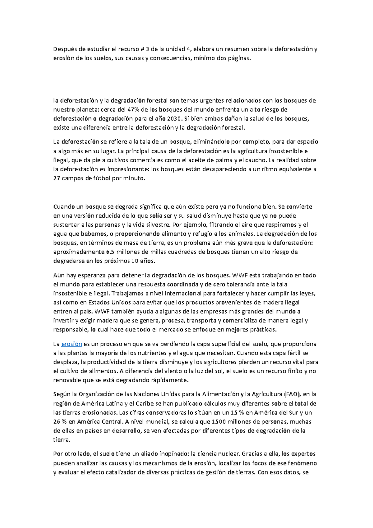 555555 - clases de economia - Después de estudiar el recurso # 3 de la unidad 4, elabora un ...