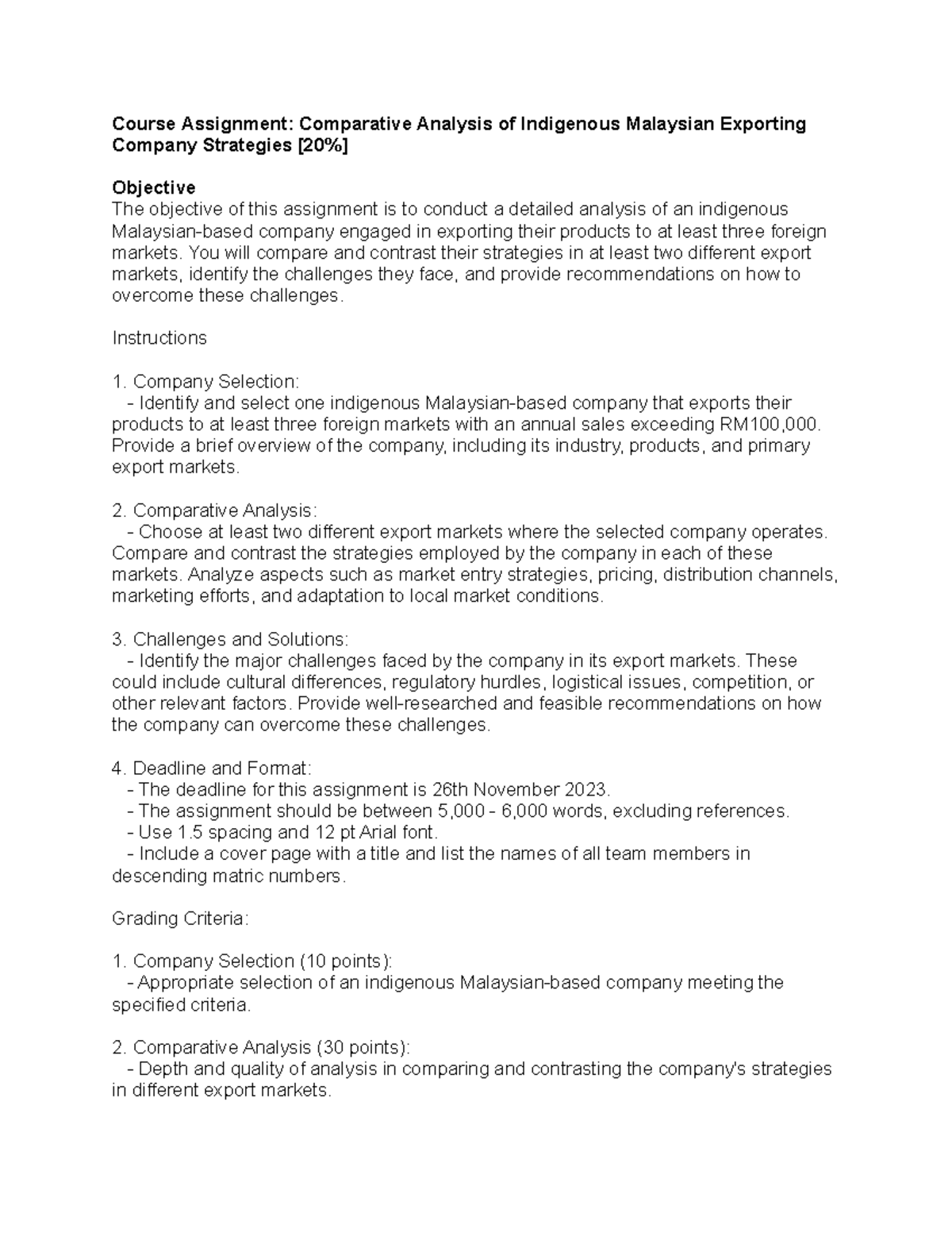 Project Assingment Tutorial - Course Assignment: Comparative Analysis ...