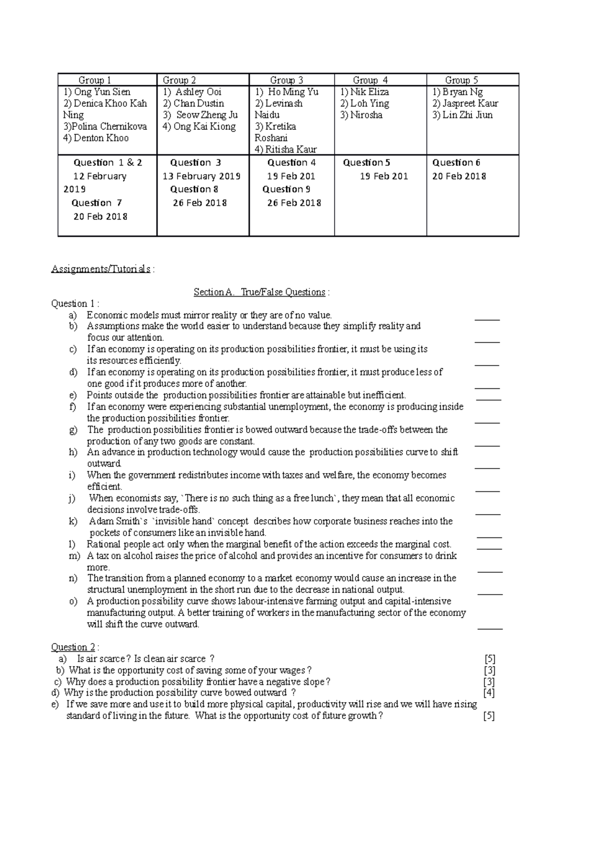 SACE ( 1 ) Group Assignment - Group 1 Group 2 Group 3 Group 4 Group 5 ...