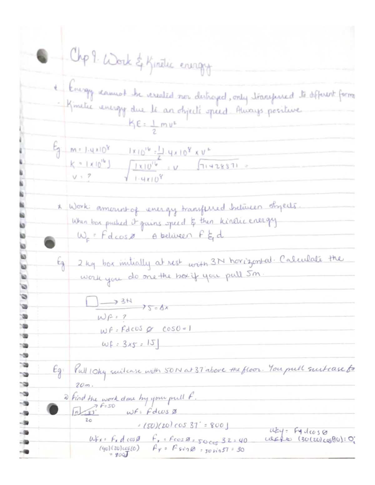 PHYS 2425 Chp 9 - PHYS 2425 - Studocu