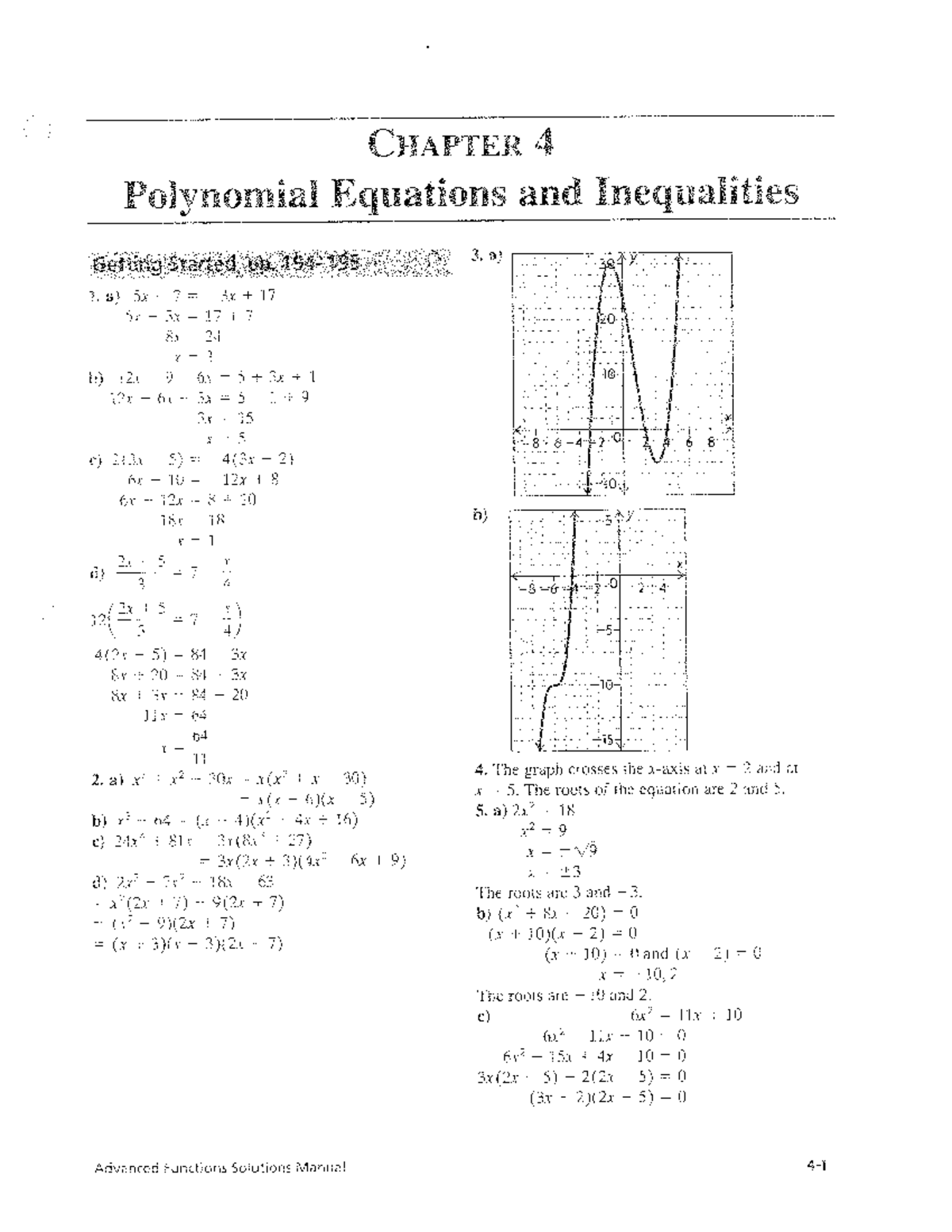 Chapter 4 Nelson Solutions Manual - MATH 1110H - Studocu