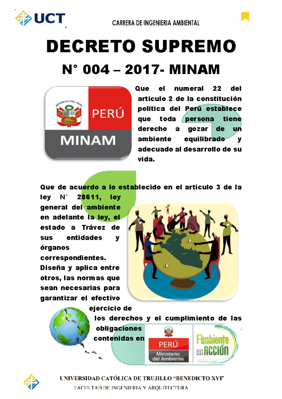Infografia.normativa de calida de agua decreto supremo n° 004 - 2017 Minam - DECRETO SUPREMO N ...