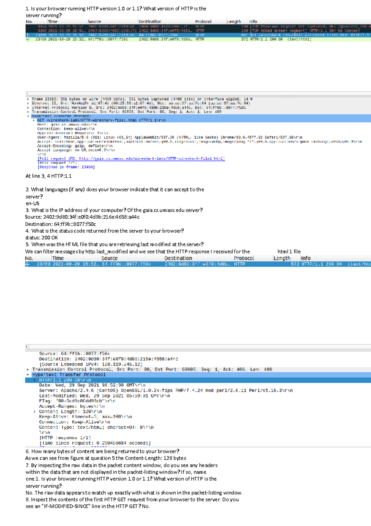 lab2_bai2a mạng máy tính - Is your browser running HTTP version 1 or 1? What version of HTTP is ...