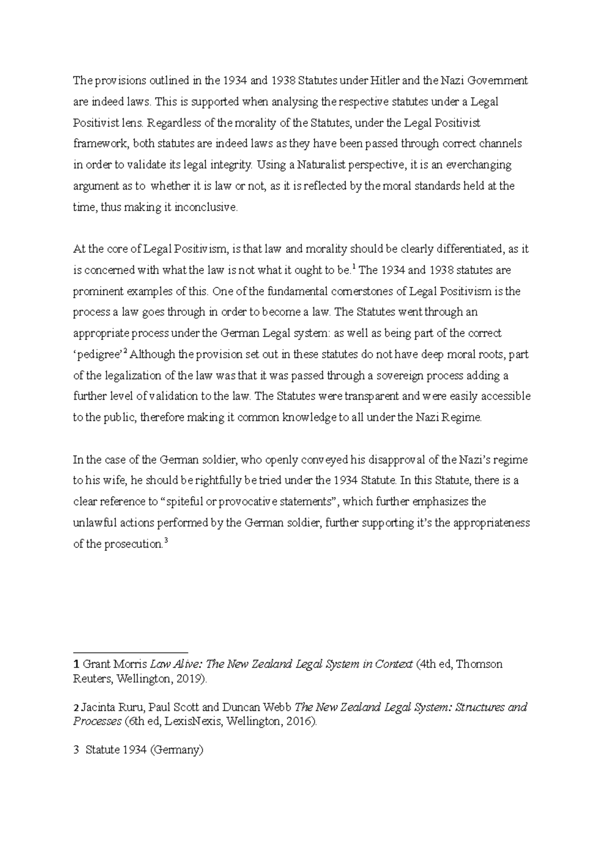 LAWS110 Essay- What is law - The provisions outlined in the 1934 and ...