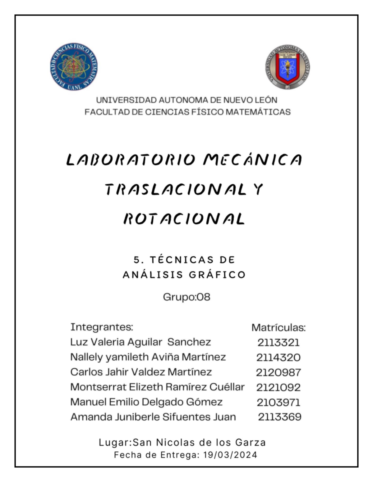 Lab MTy R Tecnicas de Análisis Gráfico - I. Introducción: Introducción: Las gráficas se utilizan ...