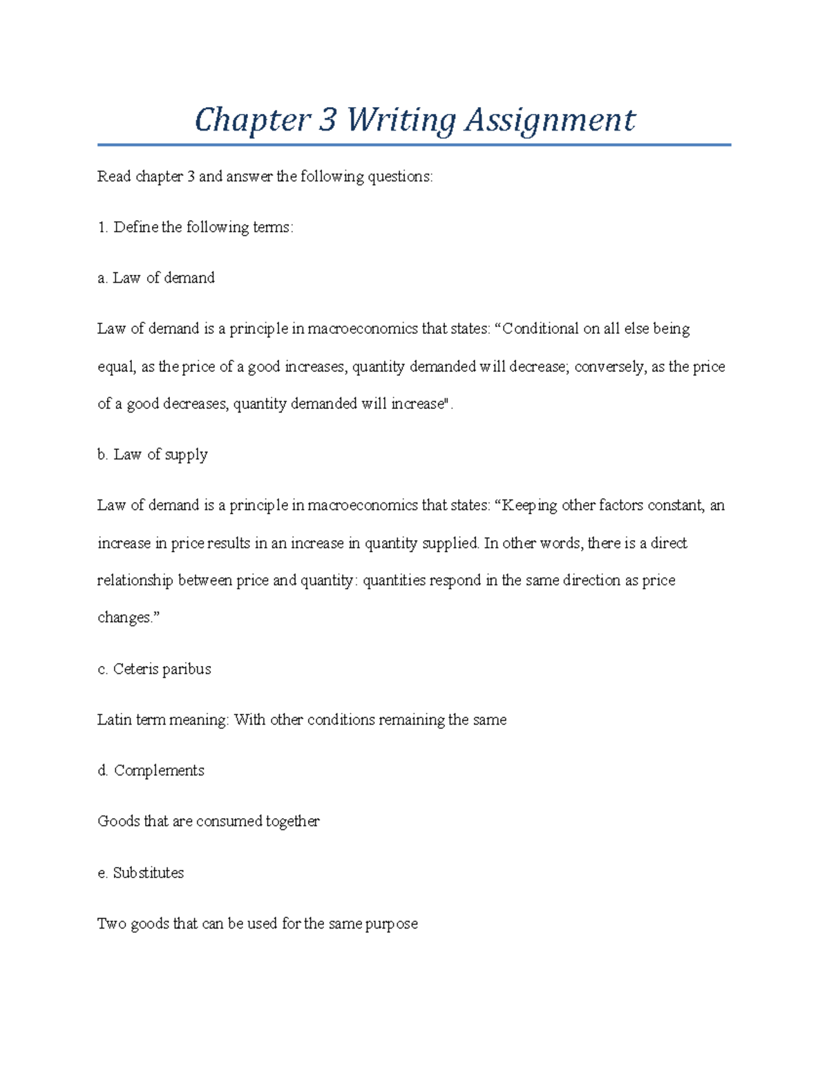 Youming Guan Chapter 3 Writing Assignment - Chapter 3 Writing ...
