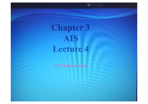 Lecture 2 - ais - Principle of accounting - Studocu