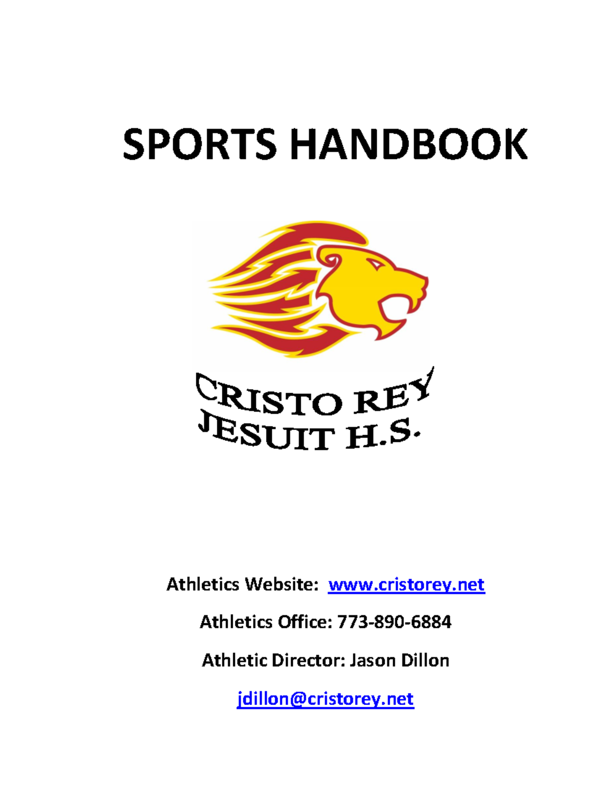 CR Sports Handbook - welcome - SPORTS HANDBOOK Athletics Website ...