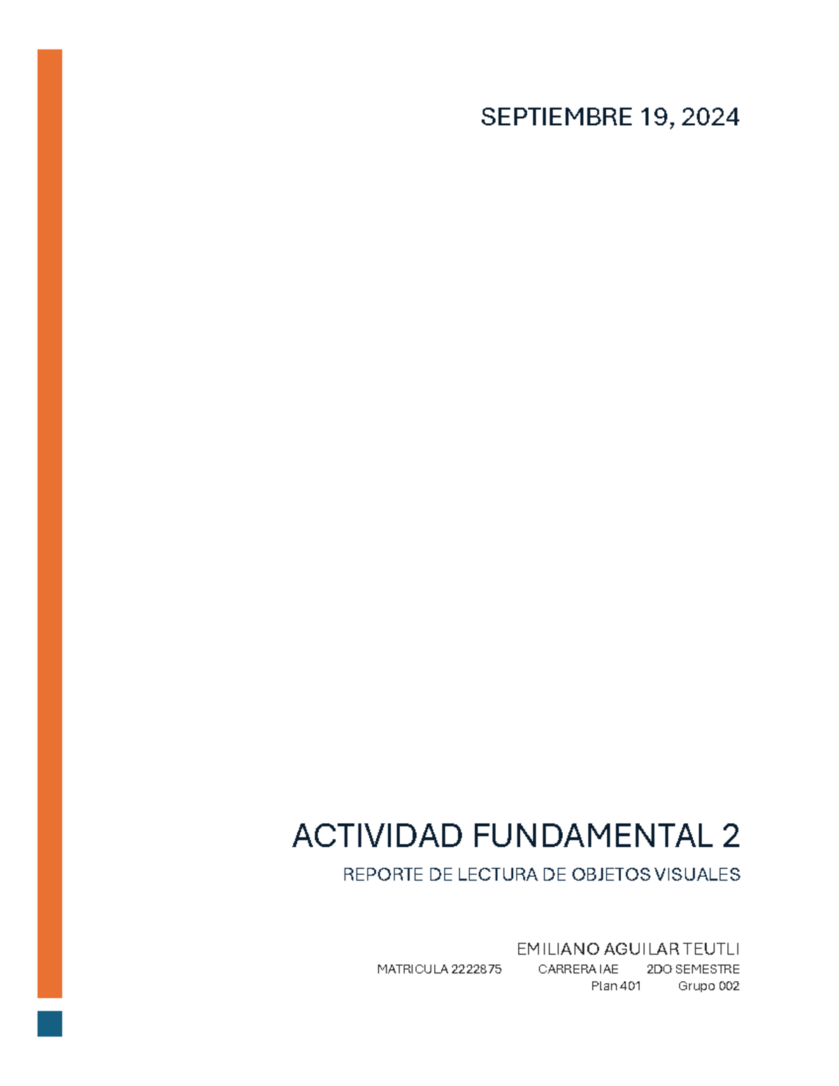 Actividad fundamental 2. Reporte de la lectura de objetos visuales (Museo) - ACTIVIDAD ...