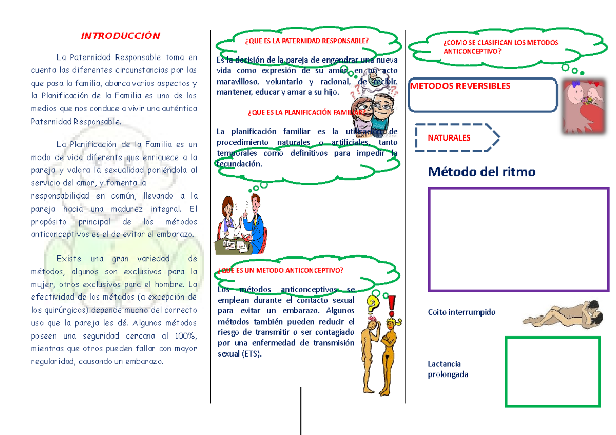Triptico- Planificacion uigu - INTRODUCCIÓN La Paternidad Responsable ...