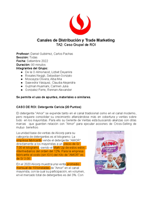 CM29 Canales de Distribución y Trade Marketing Examen Final 2022 2 ...
