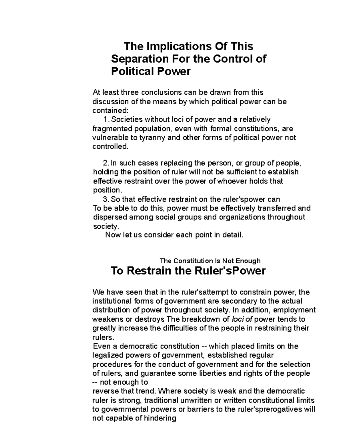 Note 8 - politics study material - AS.230.651. - JHU - Studocu