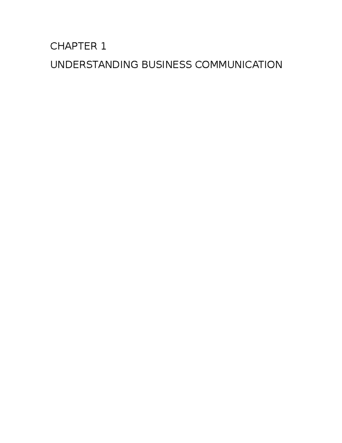 Ober Chapter 1 Test Questions - CHAPTER 1 UNDERSTANDING BUSINESS ...