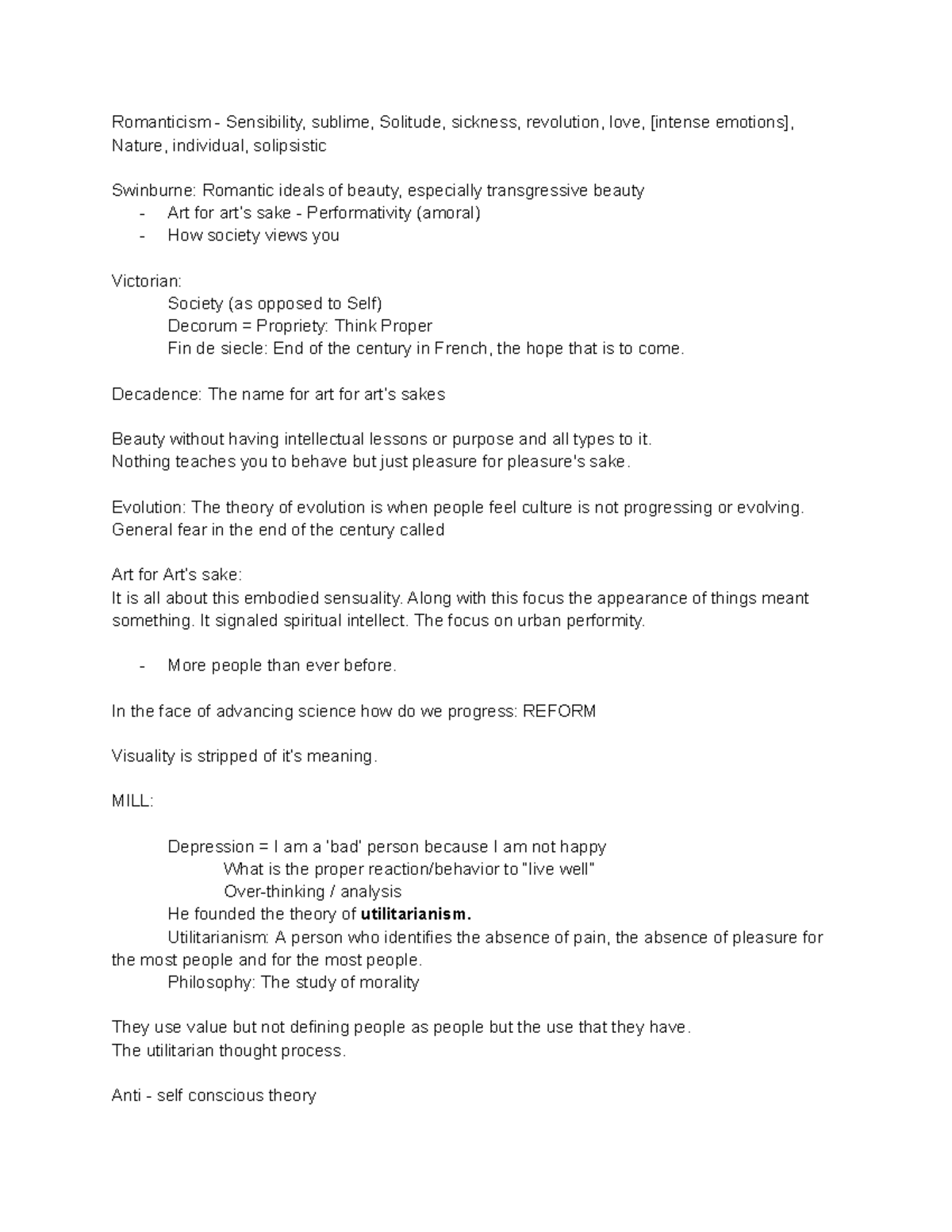 Brit Lit 3.7.22 Lecture - Romanticism - Sensibility, sublime, Solitude ...