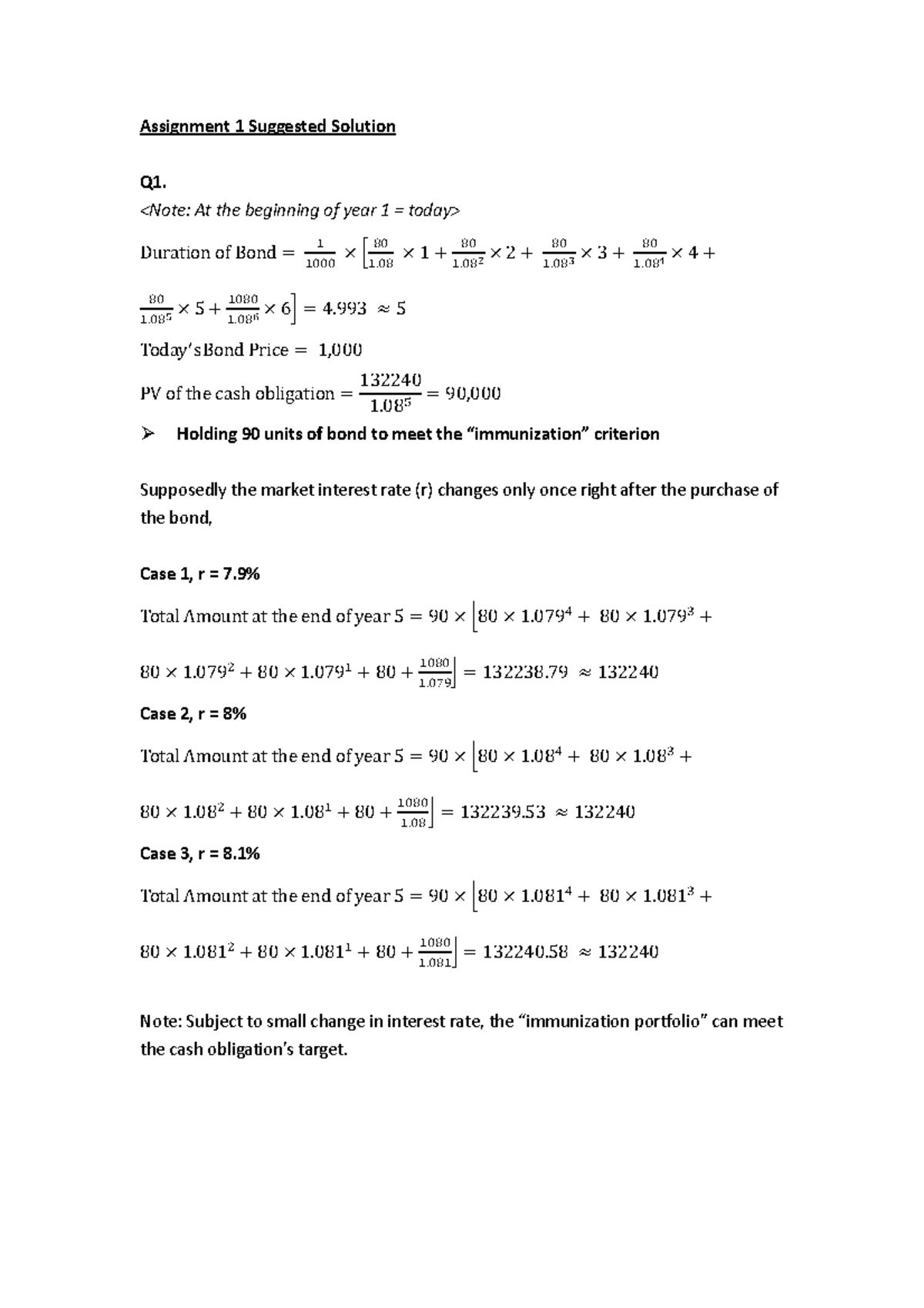 Acf 2020 A1 Solution Warning Tt Undefined Function 32 Assignment 1 Suggested Solution Q1