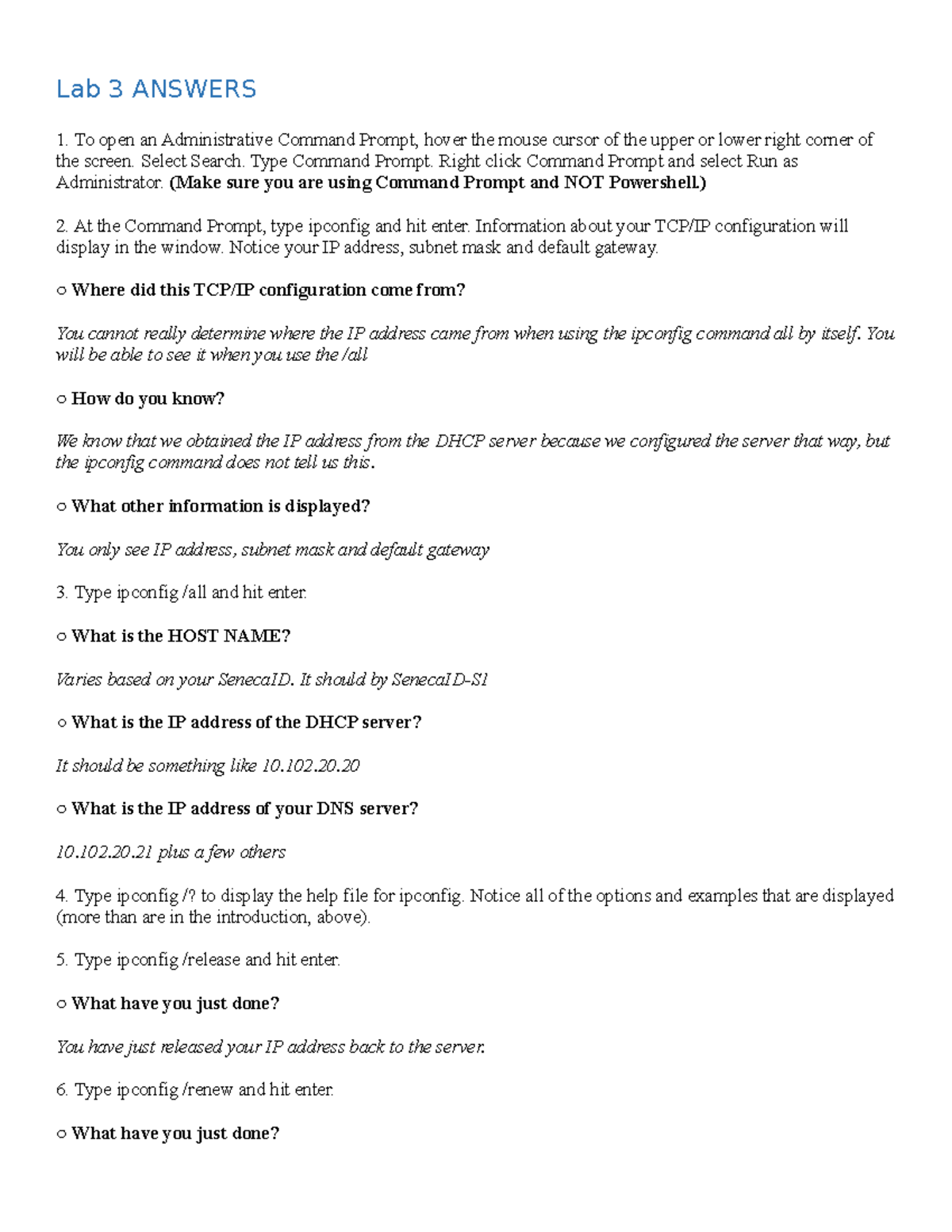Lab 3 Answers Mst100 1 To Open An Administrative Command Prompt Hover The Mouse Cursor Of