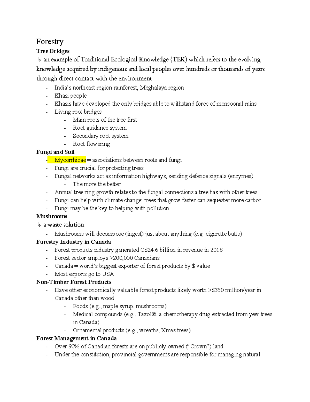 5.2 Forestry - with Lauren Judge - Forestry Tree Bridges ↳ an example ...