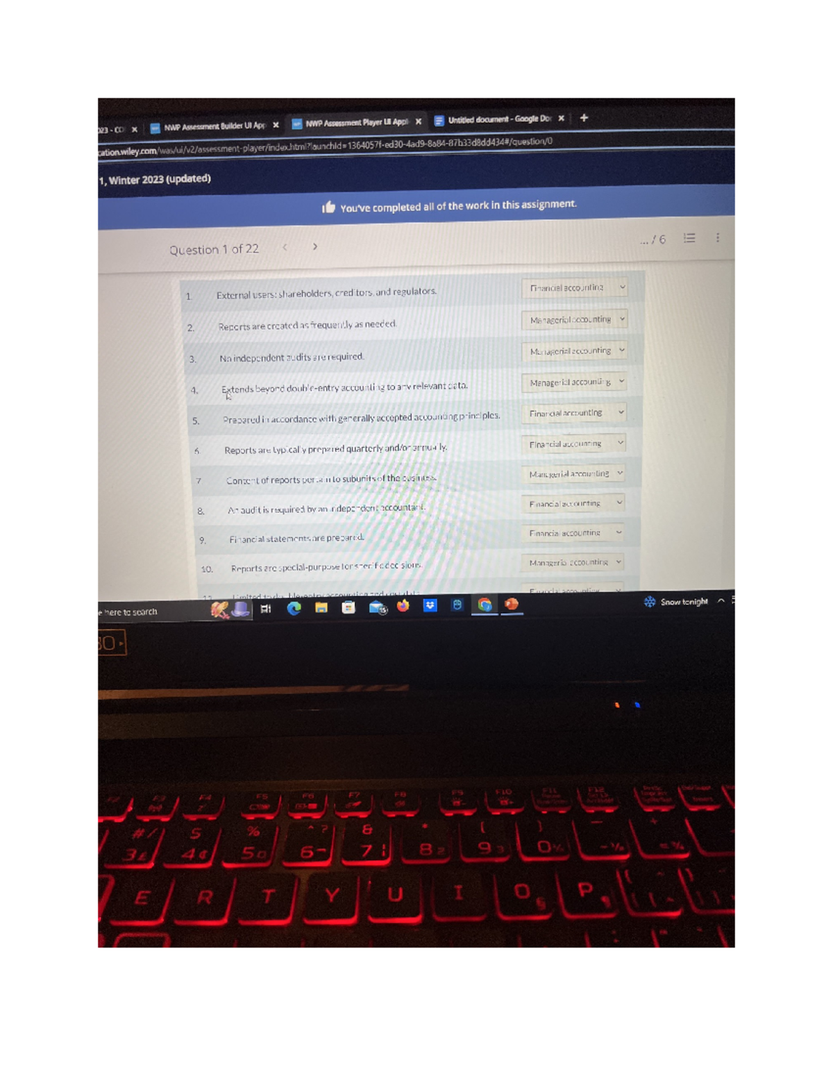 Accounting a1 - Notes for Micro. - N1I02 - Studocu