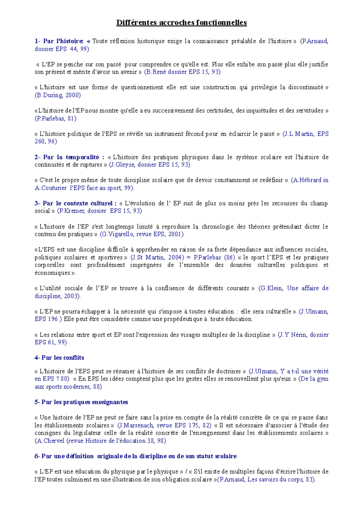 Accroches fonctionnelles écrit 1 - Différentes accroches fonctionnelles ...