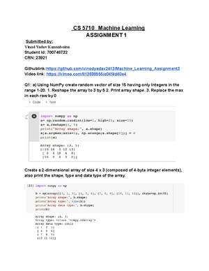 AOS Assignment 3 - CS 5500 - CS 5500 Advanced Operating System Homework Submitted by: Vinod ...