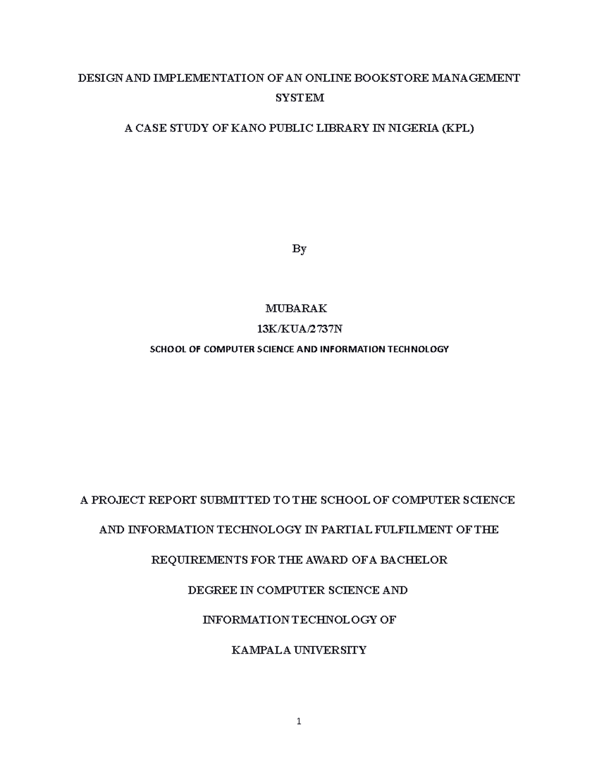 Online Bookstore Management System - DESIGN AND IMPLEMENTATION OF AN ...