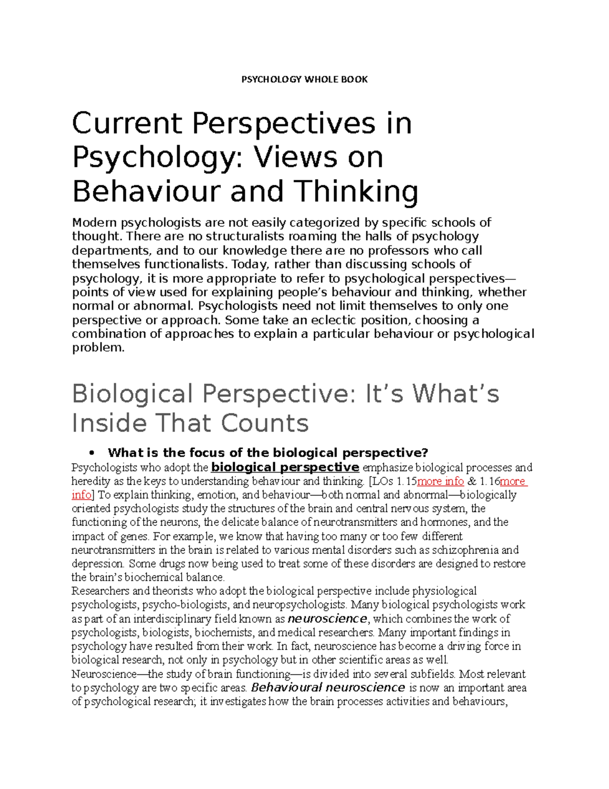 Psychology Whole BOOK - Notes - PSYCHOLOGY WHOLE BOOK Current ...