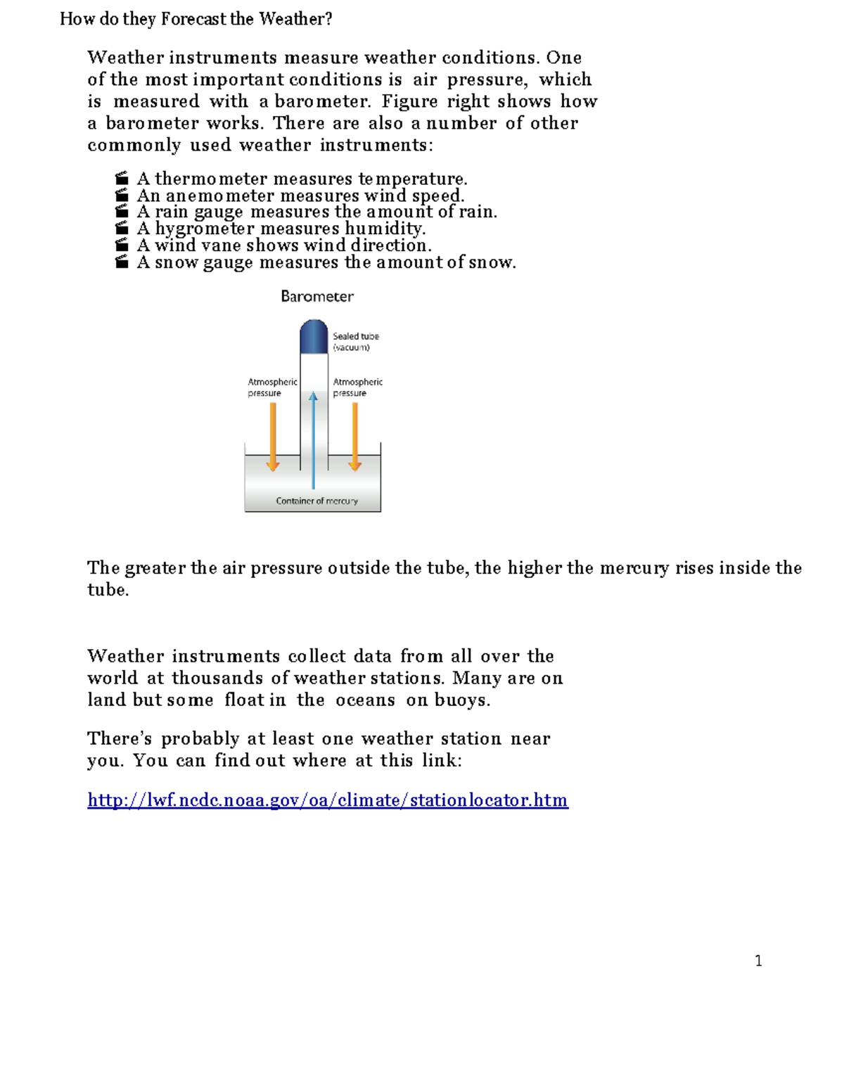 How do they Forecast the Weather - How do they Forecast the Weather ...