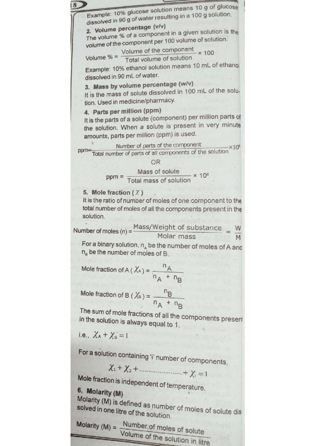 Introduction note on Solution - chemistry - Studocu