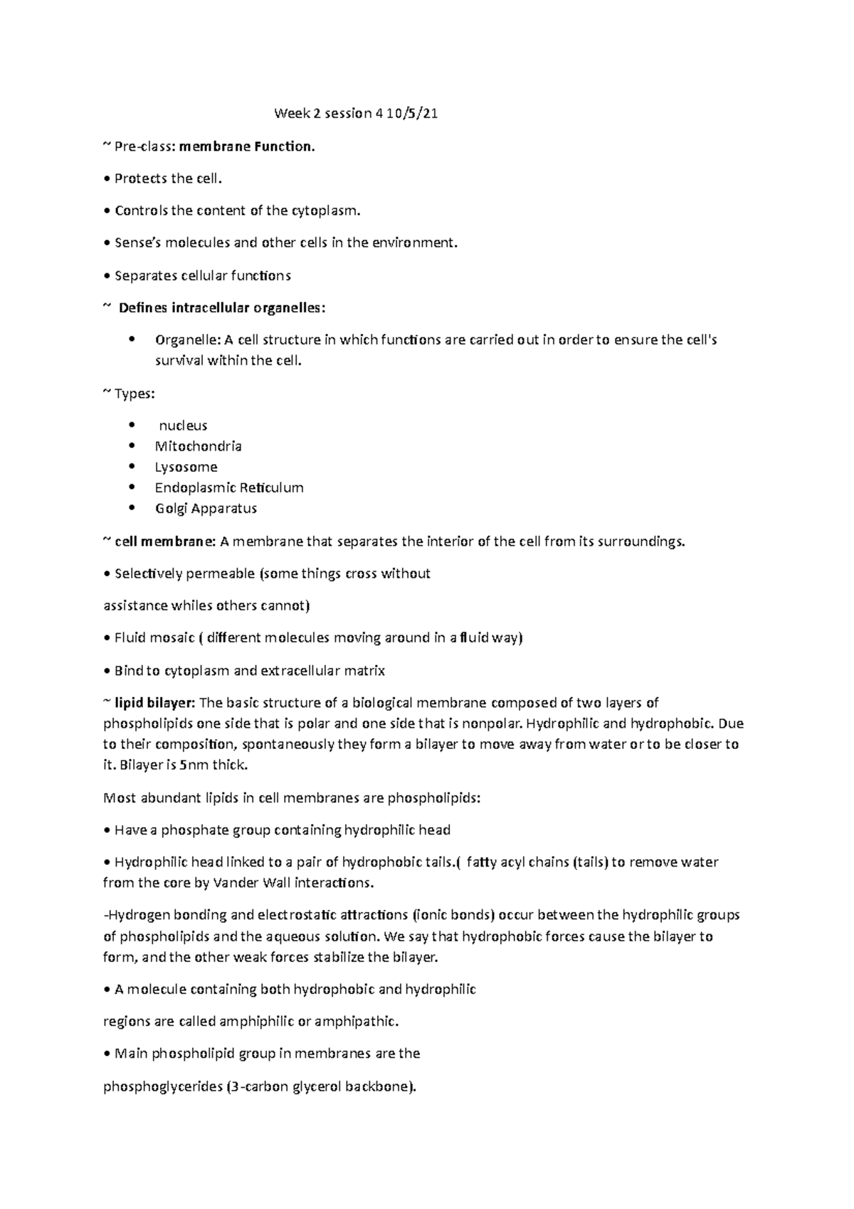 Week 2 session 4 10 Understanding basics of cell transport - Week 2 ...