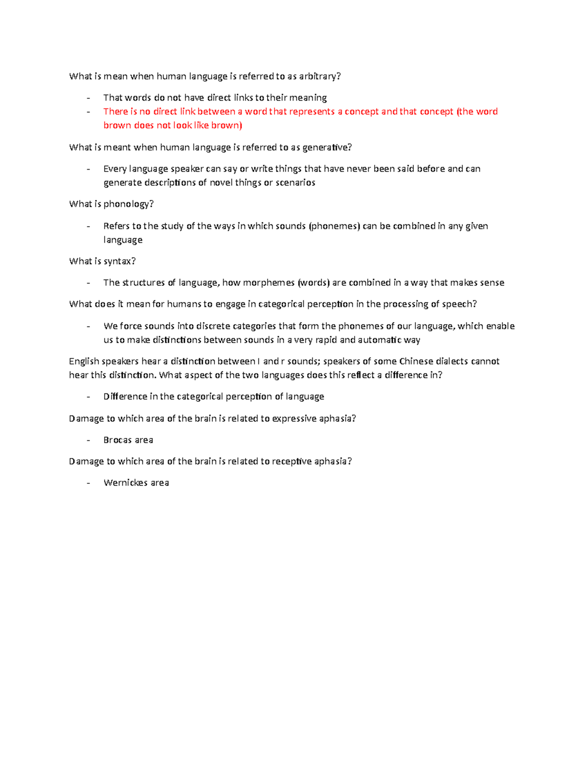 Module 9 Notes - What is mean when human language is referred to as ...