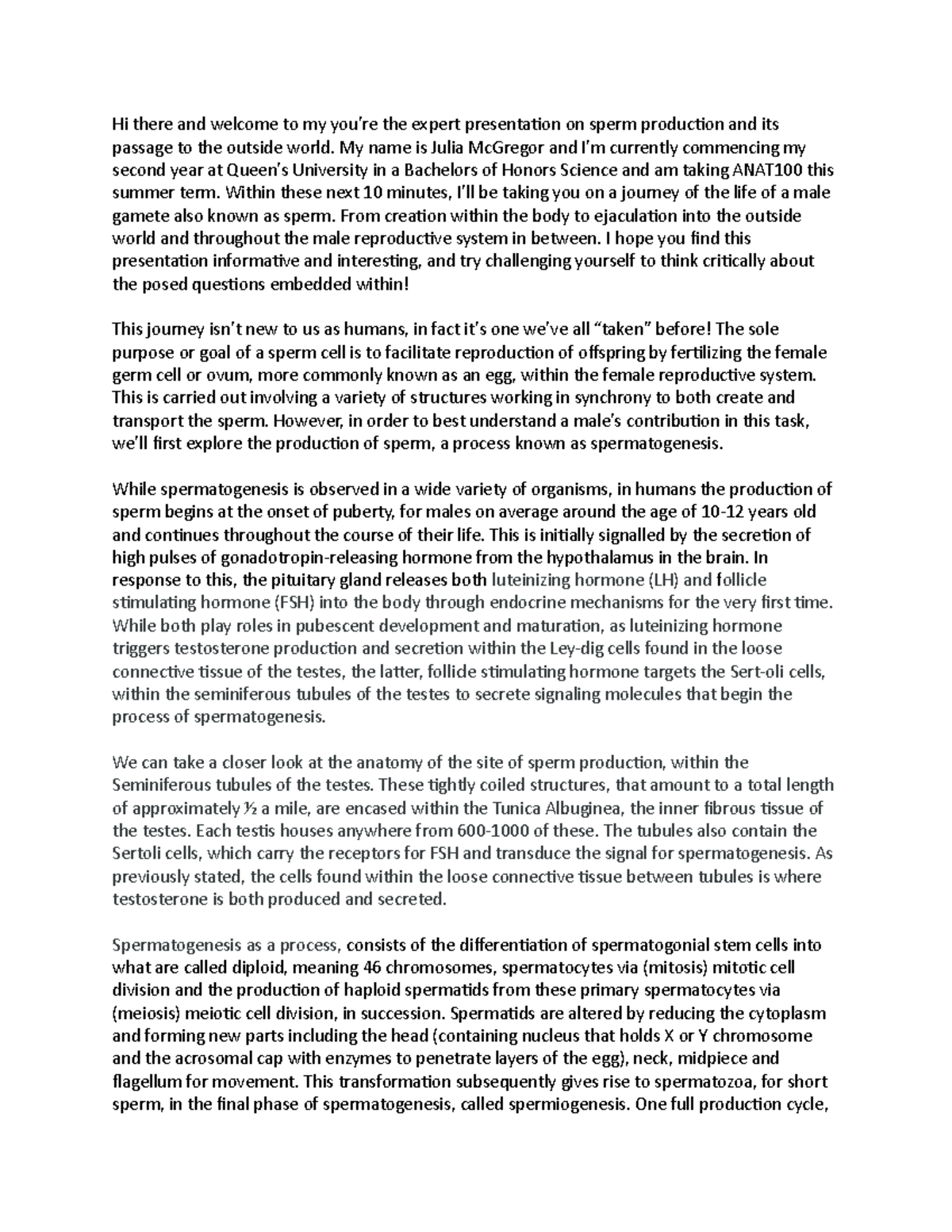 You're the Expert Script - Hi there and welcome to my you’re the expert ...