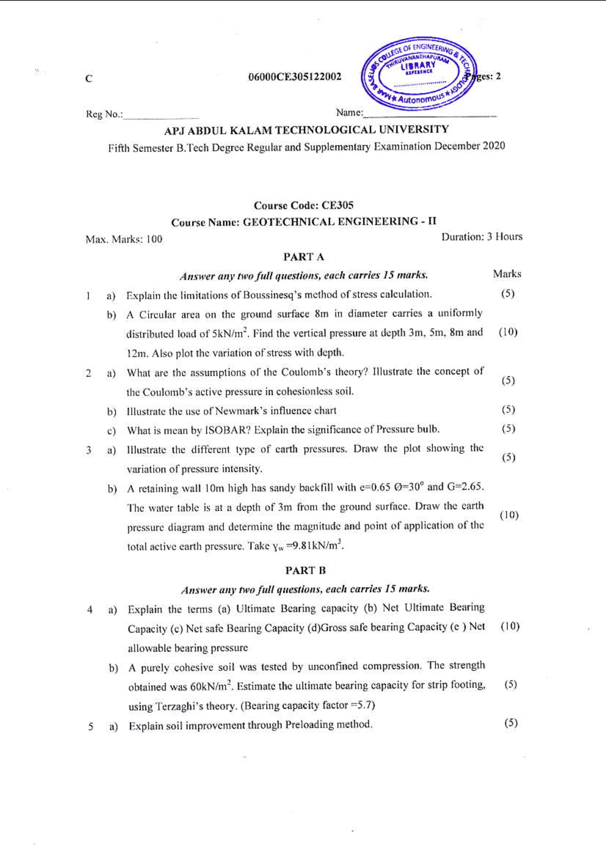 S5 geotechnical-engineering-ii -dec-2020 - At,J ABDUL KALAIVI TI]CH\OLO ...