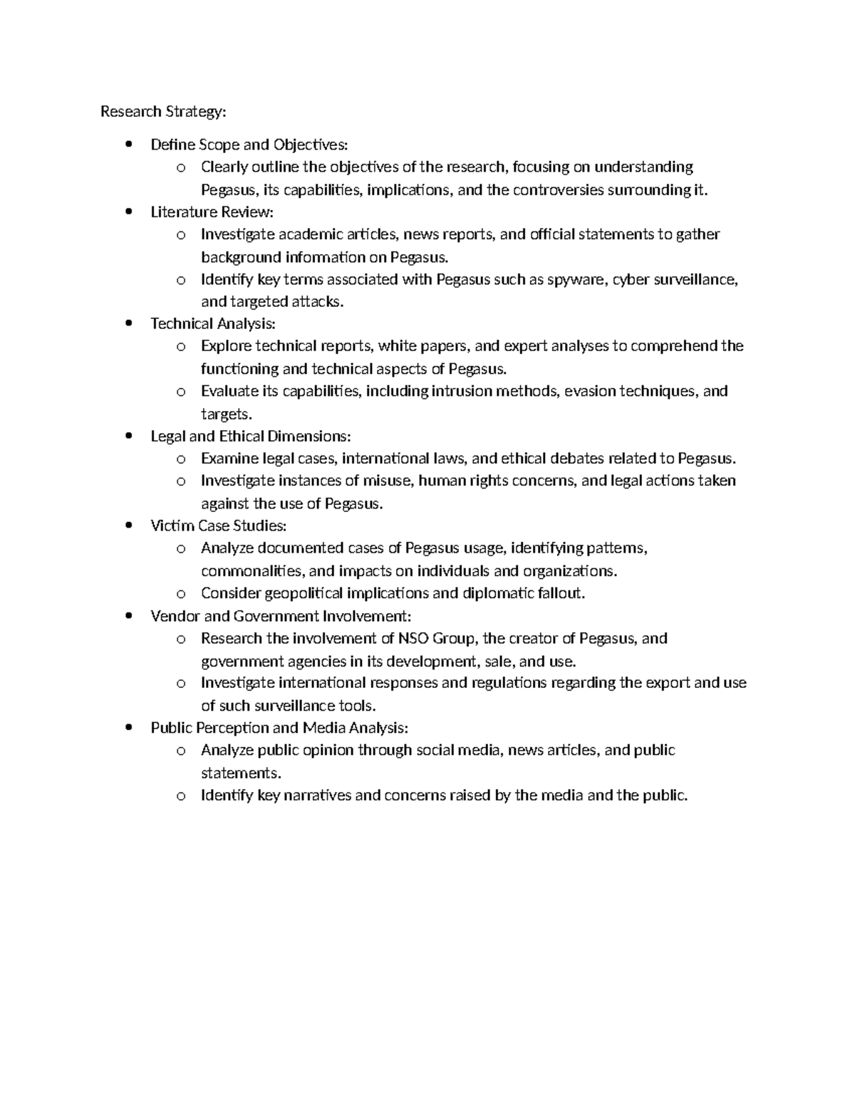 Research Strategy - sdcsdc - Research Strategy: Define Scope and ...